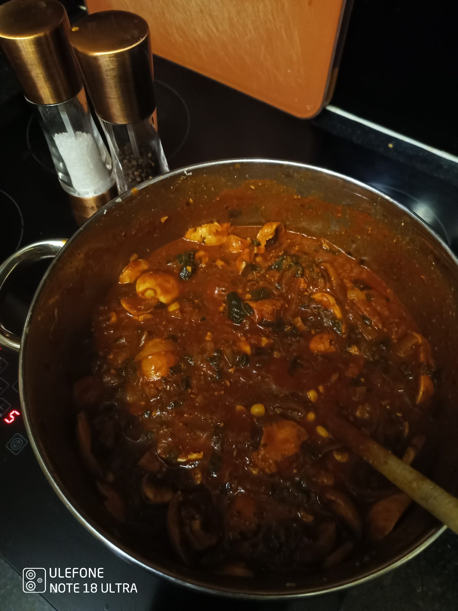 What's cooking in your house tonight? Massive pan of chicken curry with ...