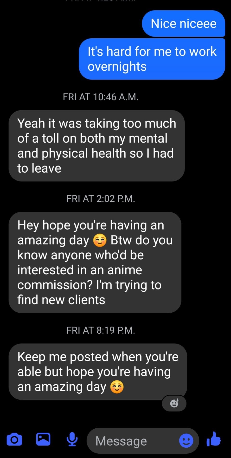 Ugh im not gonna look for art clients for you | Art