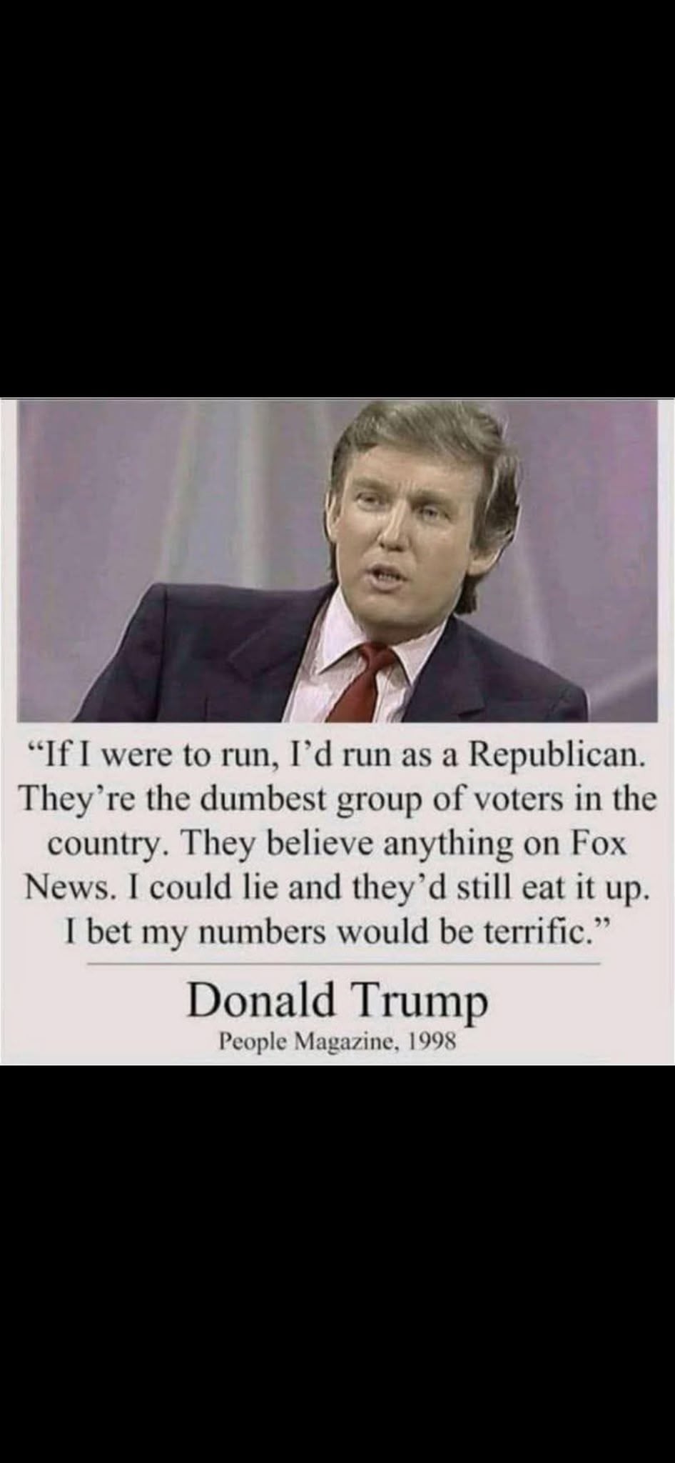 Donald Trump said this in 1998 | Donald Trump